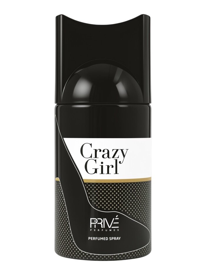 Дезодорант-спрей Prive CRAZY GIRL женский, 250 мл