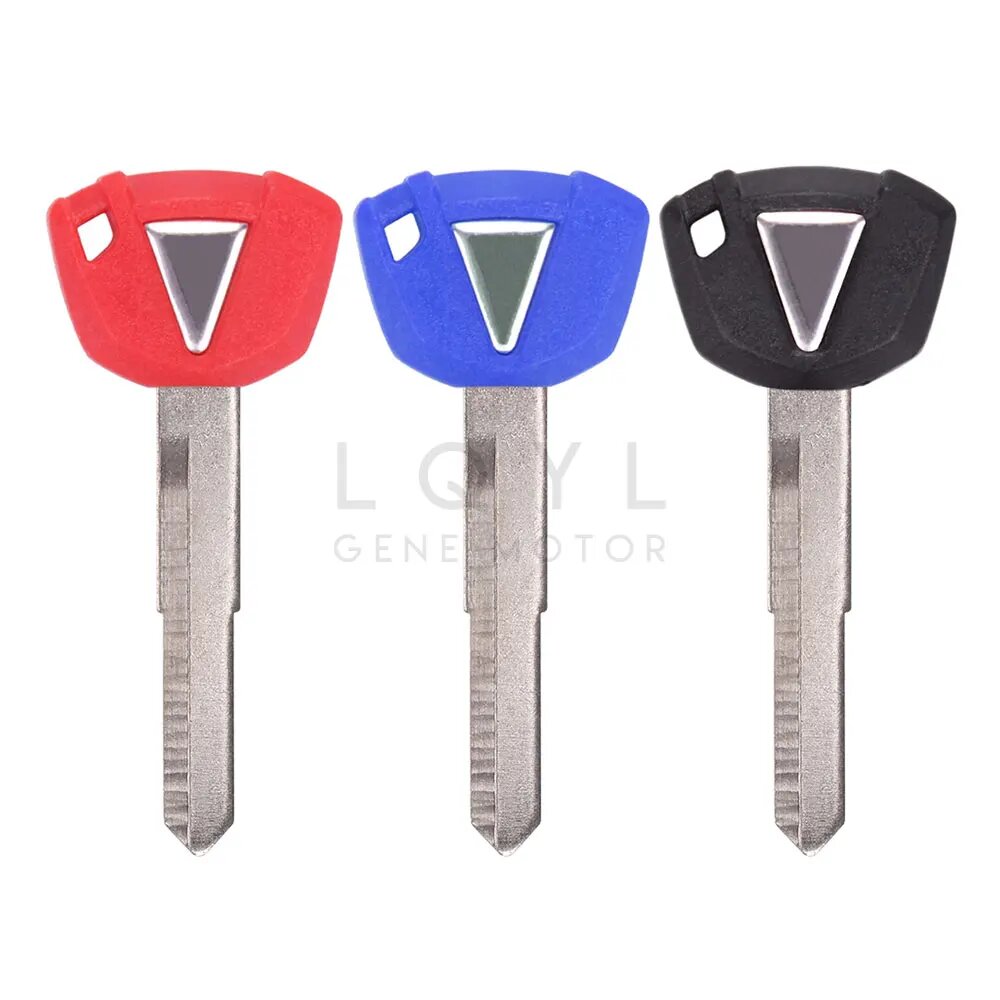 Новые заготовки ключей для мотоциклов (3 шт.) для замены необработанных ключей 3 PCS 3 Color Right