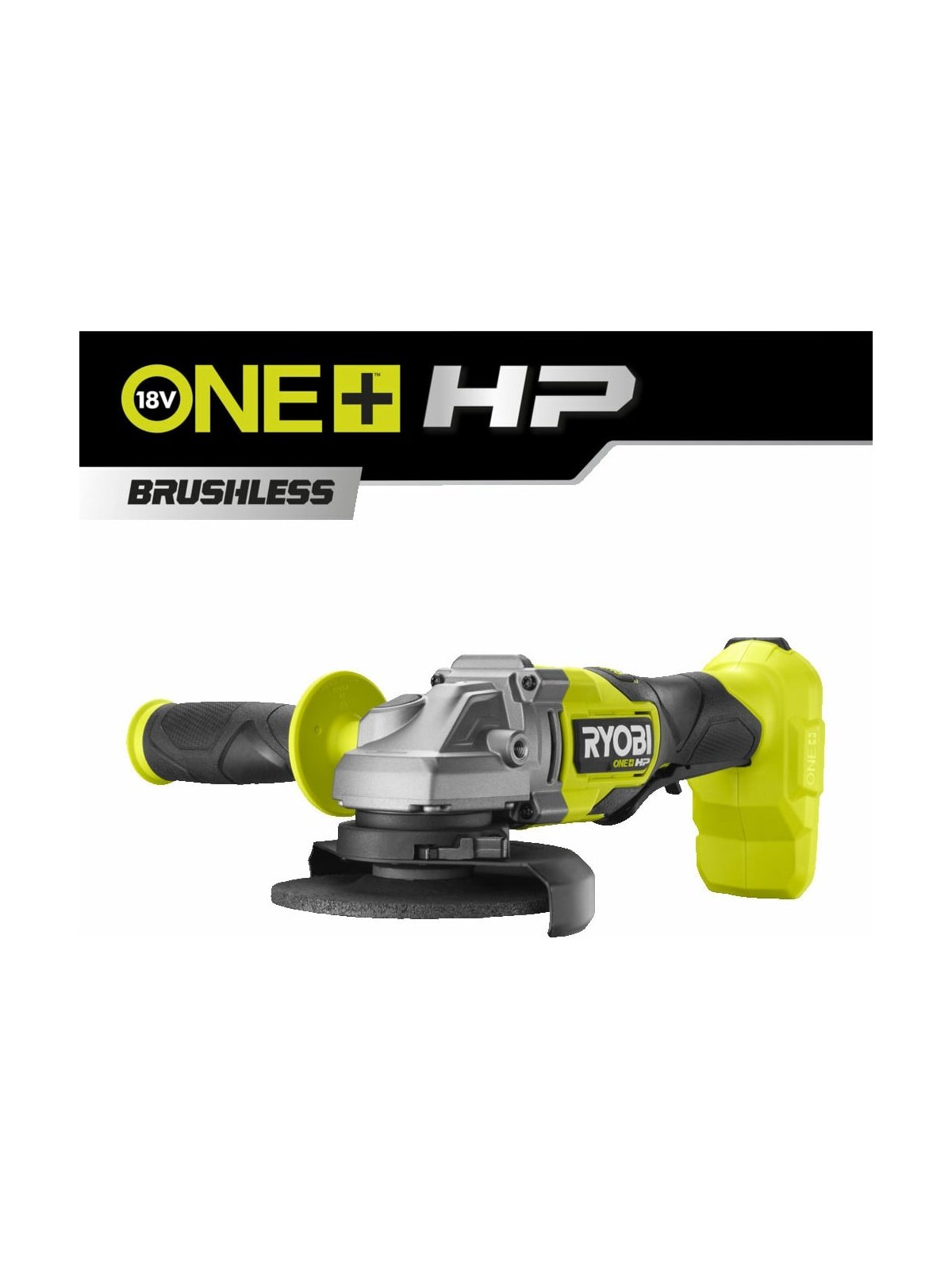 Бесщеточная углошлифмашина Ryobi ONE+ RAG18X-0 5133005011