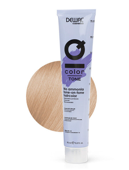 Краска для волос тонирующая 10 (экстра светлый блонд) Dewal Cosmetics IQ COLOR TONE, 90 мл DC10T Extra light blonde