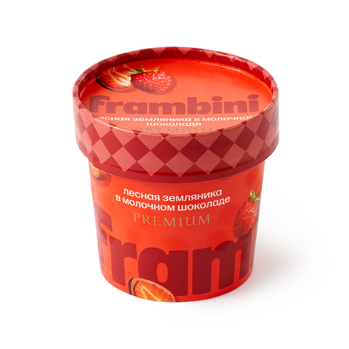 Земляника в молочном шоколаде Frambini, быстрозамороженная, в глазури, 1 шт