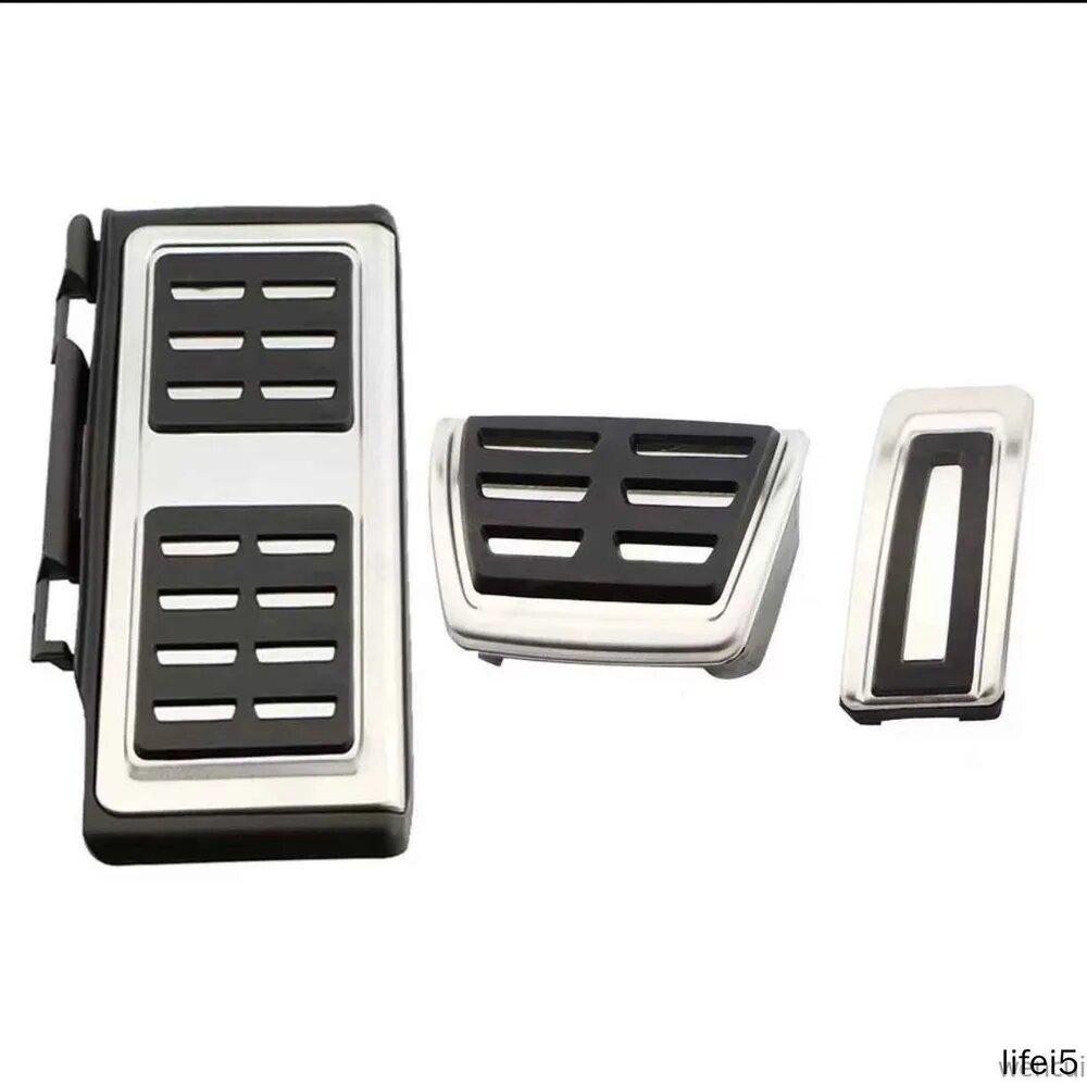 Накладка на автомобиль на педали, 1 шт, ABS пластик, серебристый, для VW/Audi/Skoda/Seat