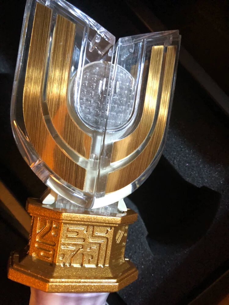 Металлический световой посох с острыми крыльями, темная версия для трансформации, идеален для косплея и