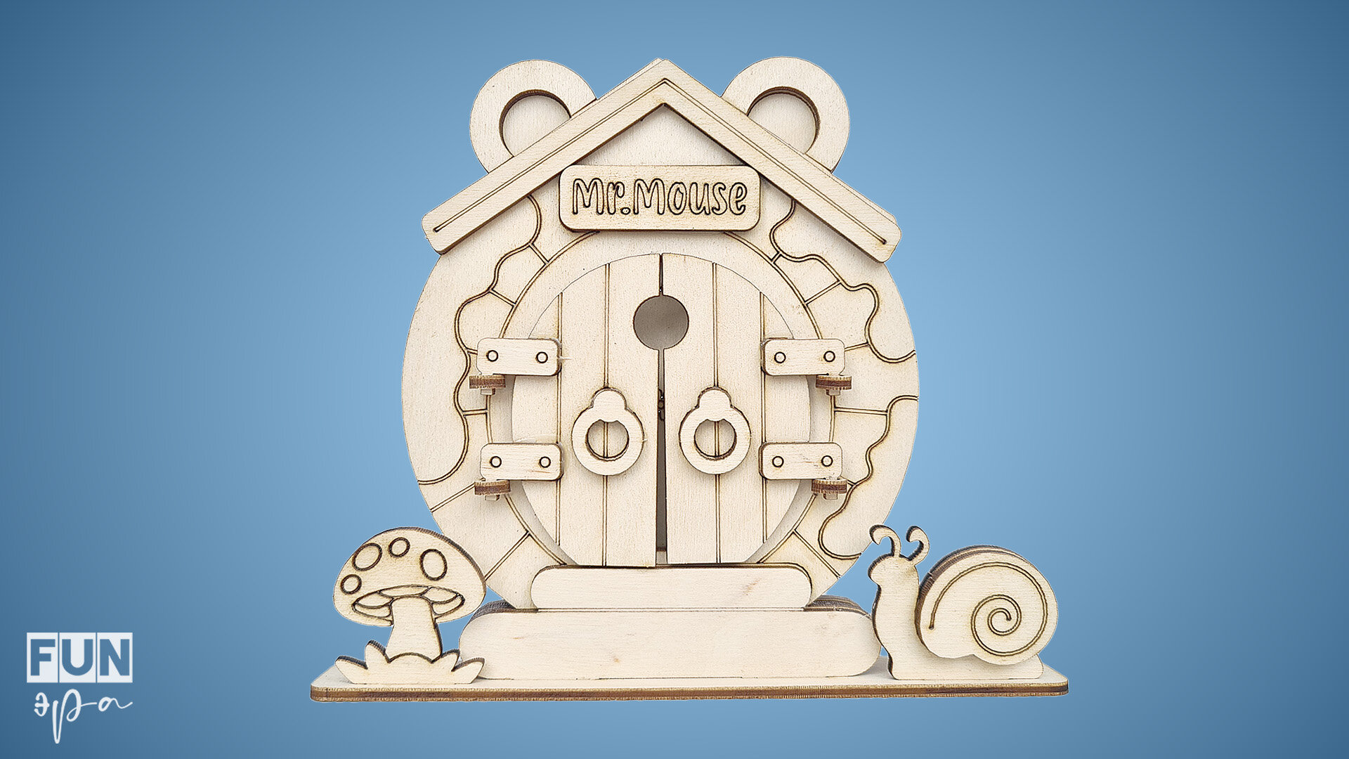 Волшебная дверца - элемент декора - сборная модель - декоративное украшение - детская игрушка - поделка - домик