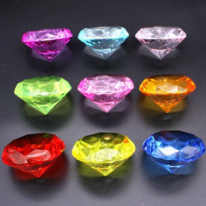 4 см пластиковый акриловый диамант 10 штук для образовательных занятий детей