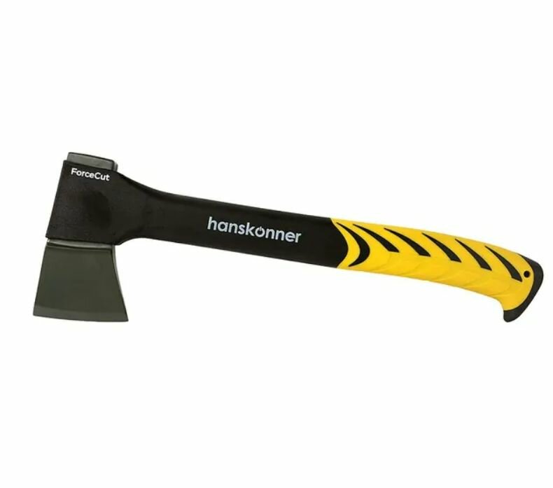 Топор Hanskonner 440г, общий вес 640г, длина 350мм, полая фибергласс. рукоятка, HK1015-01-FB0440