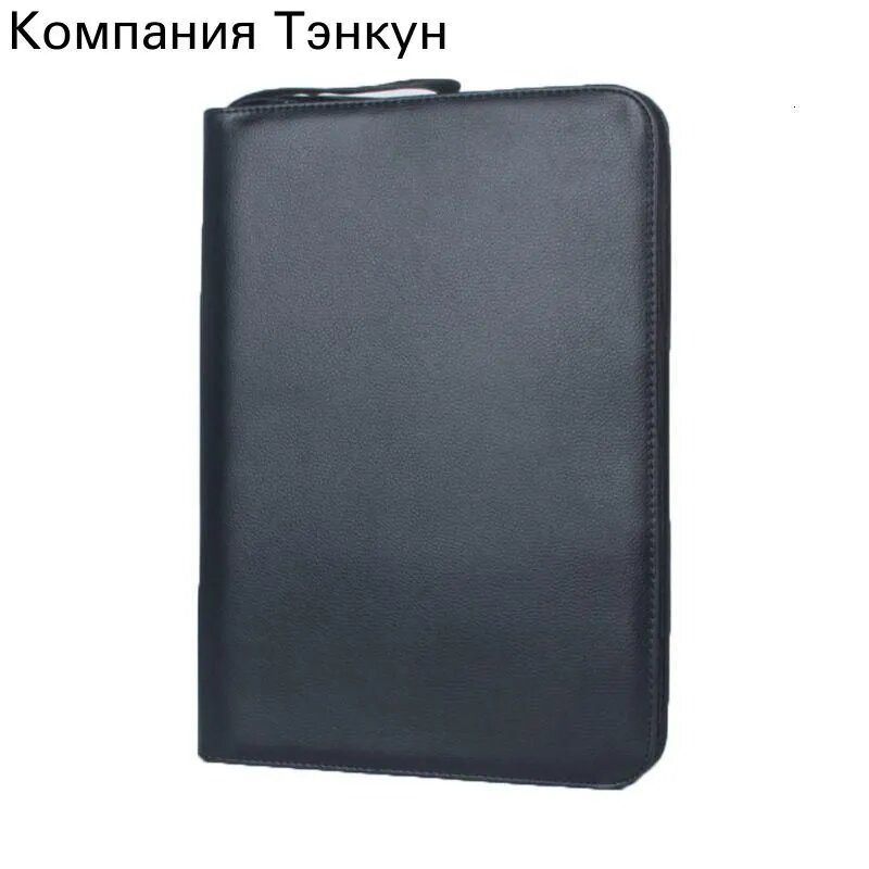 Футляр для ручек 48 слотов, Черный, пенал из PU-кожи, вместительный чехол