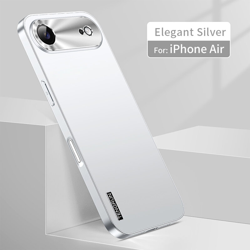 Чехол Для Apple iPhone 17 Air / Айфон 17 Air, soft touch, чехол-кардиомонитор, поликарбонат (PC), защита камеры, ударопрочный, усиленные углы, Apple, Apple iPhone 17 Air, white,