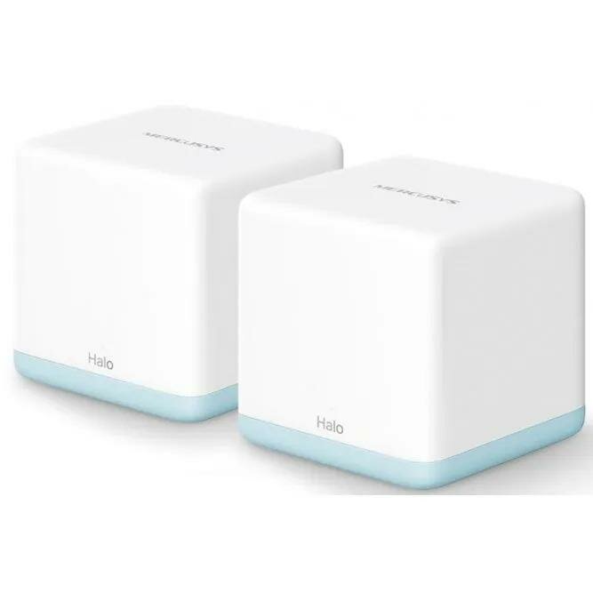 Бесшовный роутер Mercusys AC1200 10/100BASE-Tх белый, упаковка 2 шт (HALO H30(2-PACK))