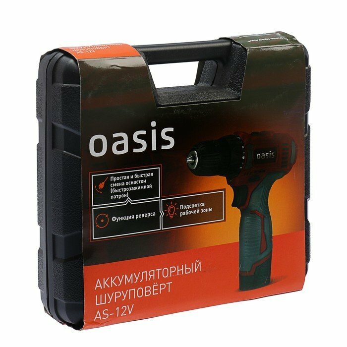 Шуруповерт аккумуляторный Oasis AS-12V Eco