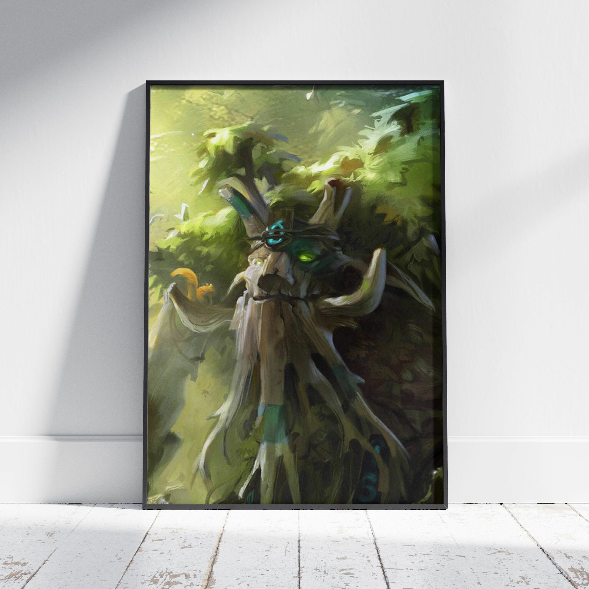 Плакат на стену для интерьера Dota 2 (Treant Protector) - Постер по игре формата A4 (21х30 см)