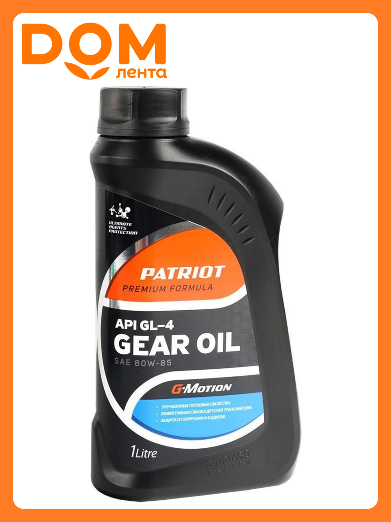 Трансмиссионное масло PATRIOT G-Motion Gear 80W-85 синтетическое 1 л