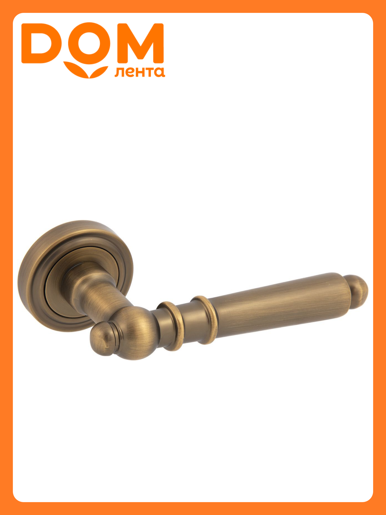 Дверная ручка Фабрика Замков GAILLAR FZ 04 SN, алюминий, матовая, цвет кофе