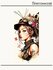 Термонаклейка для одежды и аксессуаров DTF-печать девушка стимпанк steampunk