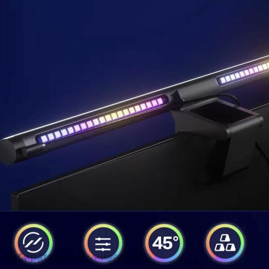 G1 GJS-D012 screen light RGB Gaming, черный