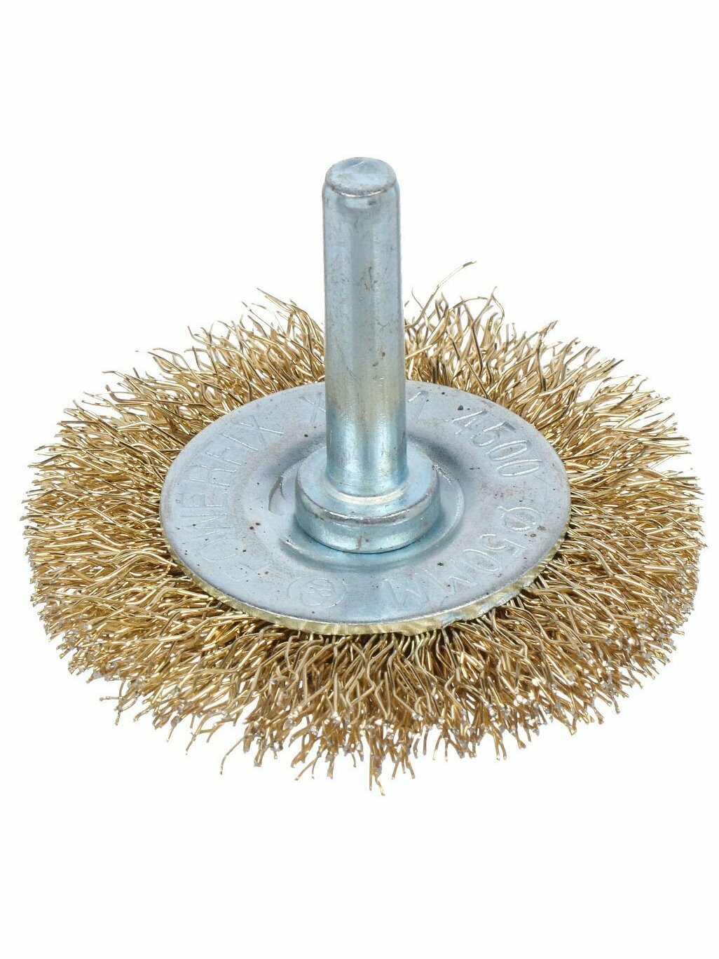 Щетка для дрели Bartex 50 мм плоская со шпилькой 99250 - надежная насадка для электроинструмента