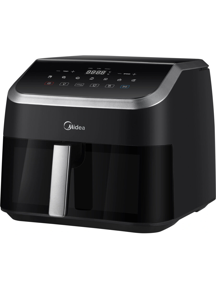Аэрогриль Midea MAF-CY85WK, мощность 2200 Вт, 7 программ, черный