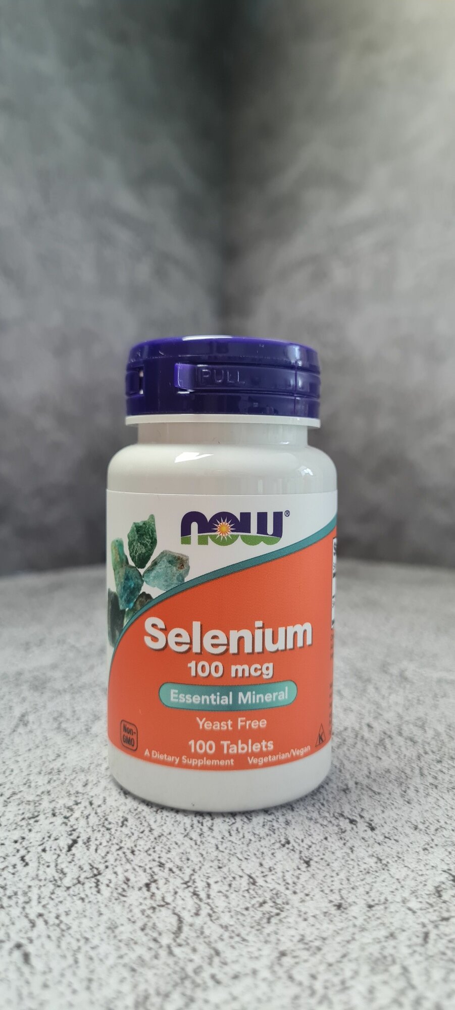 Now Foods Selenium, 100 mcg 100 tablets, Нау Фудс Селениум 100 мкг 100 штук, Селен 100 таблеток