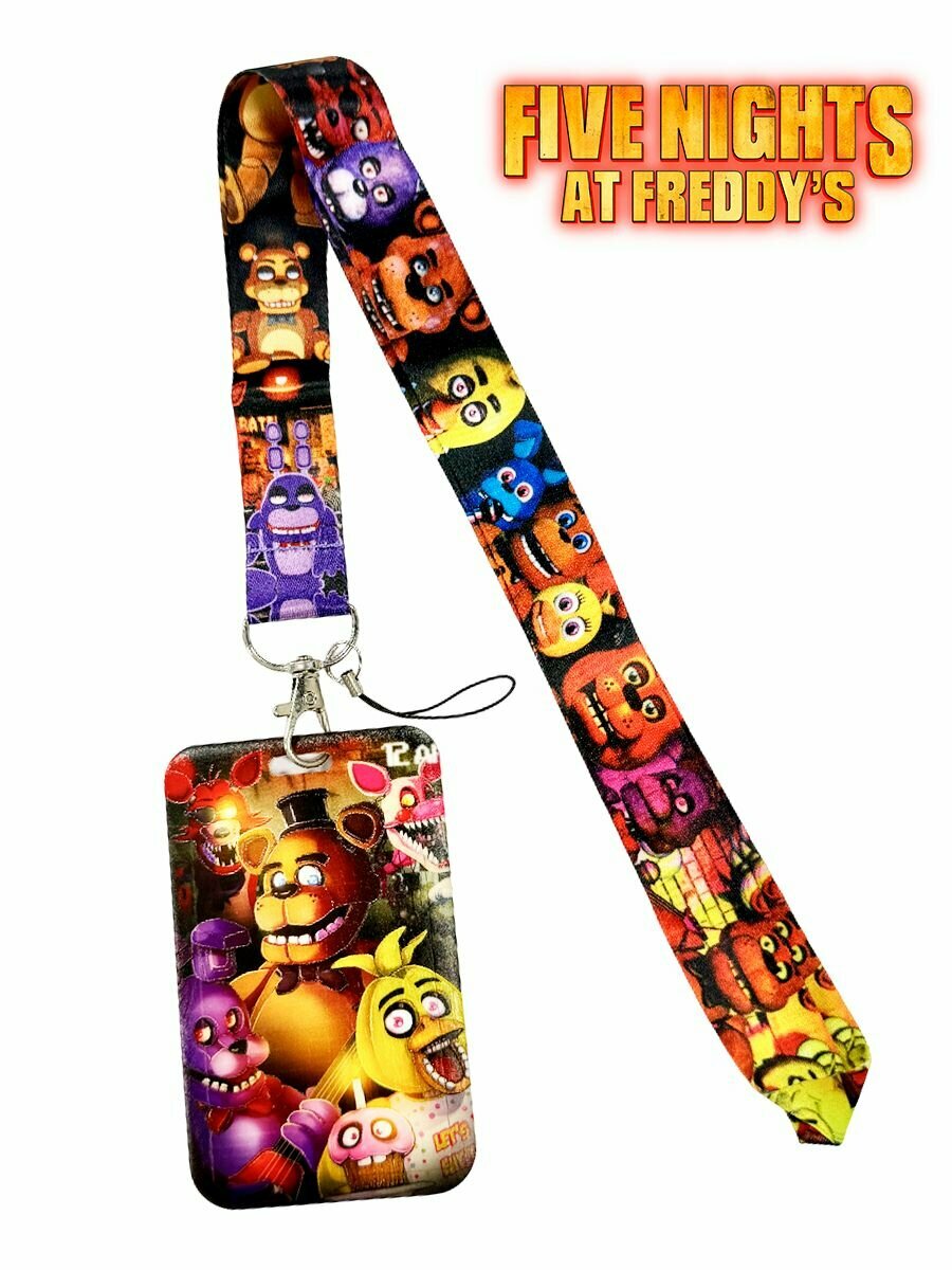 Бейдж для пропуска на шею из игры Пять ночей с Фредди FNAF фнаф