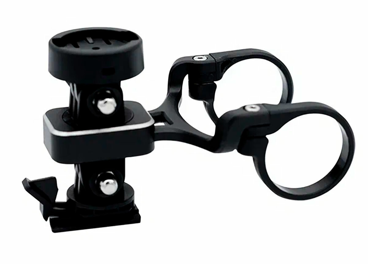 Многофункциональное крепление на руль Gaciron H09 для велофонарей GACIRON для Garmin / GoPro, черный