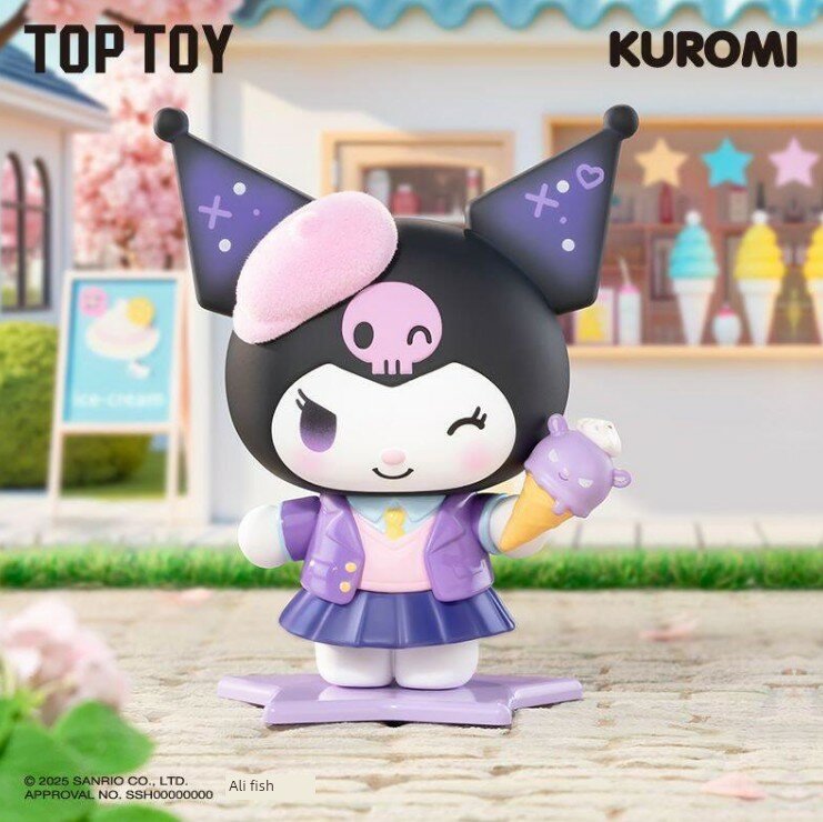 Оригинальная коллекционная фигурка TOPTOY Kuromi Campus Diary в закрытой упаковке, модная игрушка-кукла Куроми, милый