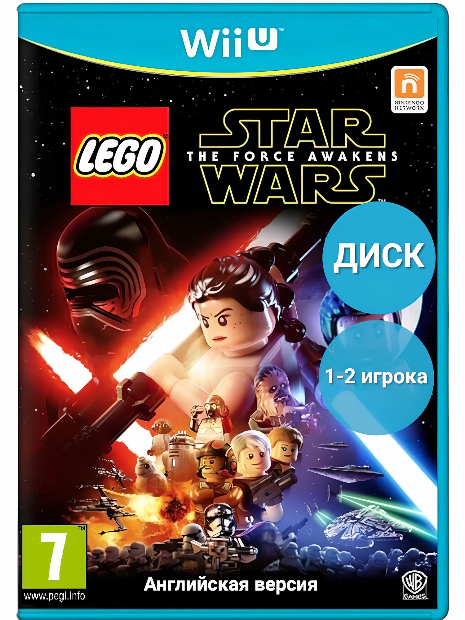 Игра LEGO Star Wars: The Force Awakens, Пробуждение Силы (Nintendo Wii U, Английская версия)