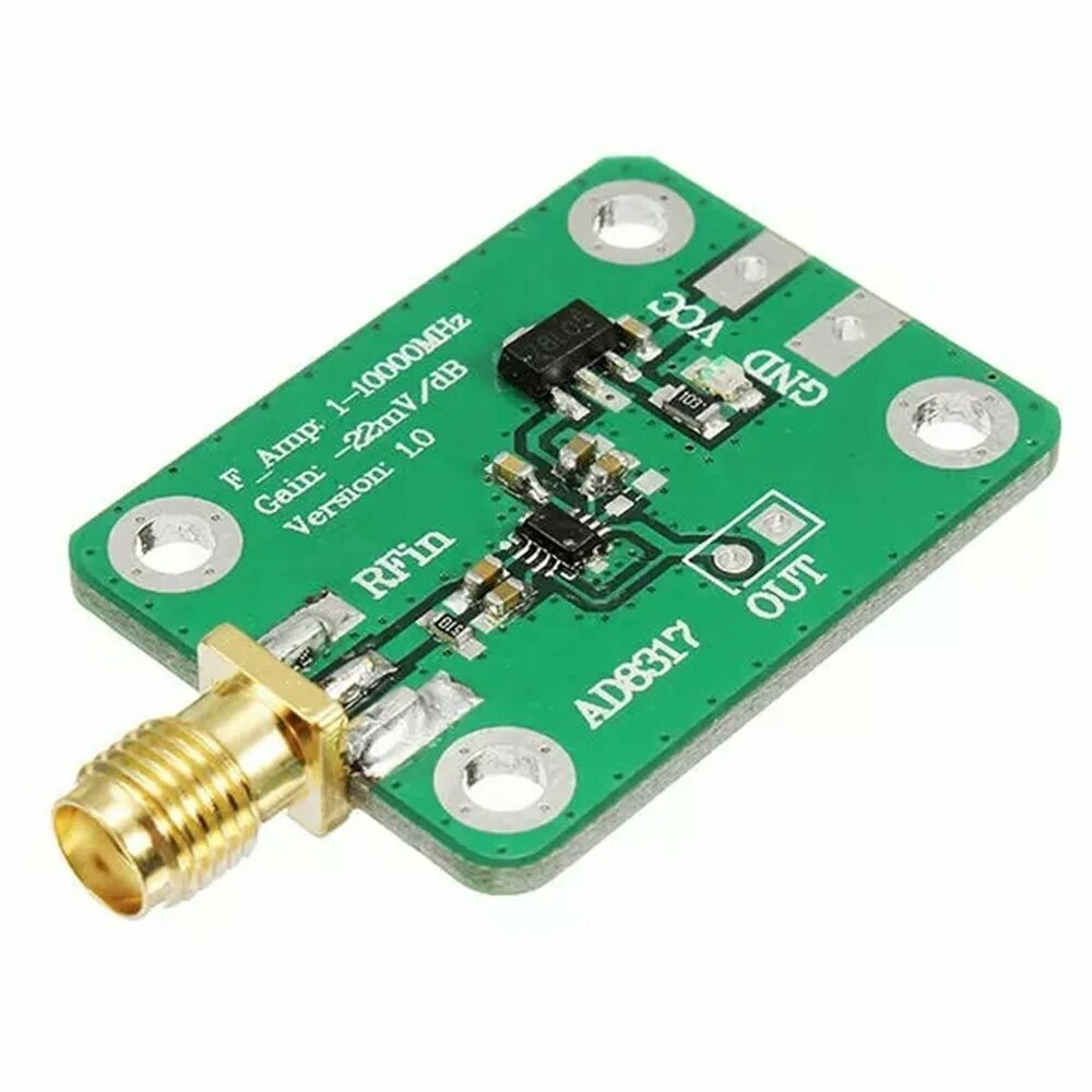 AD8317 Высокоскоростной логарифмический детектор RF Log Detector RF Signal Log Выходной измеритель мощности Контроллер 1M-10000MHz