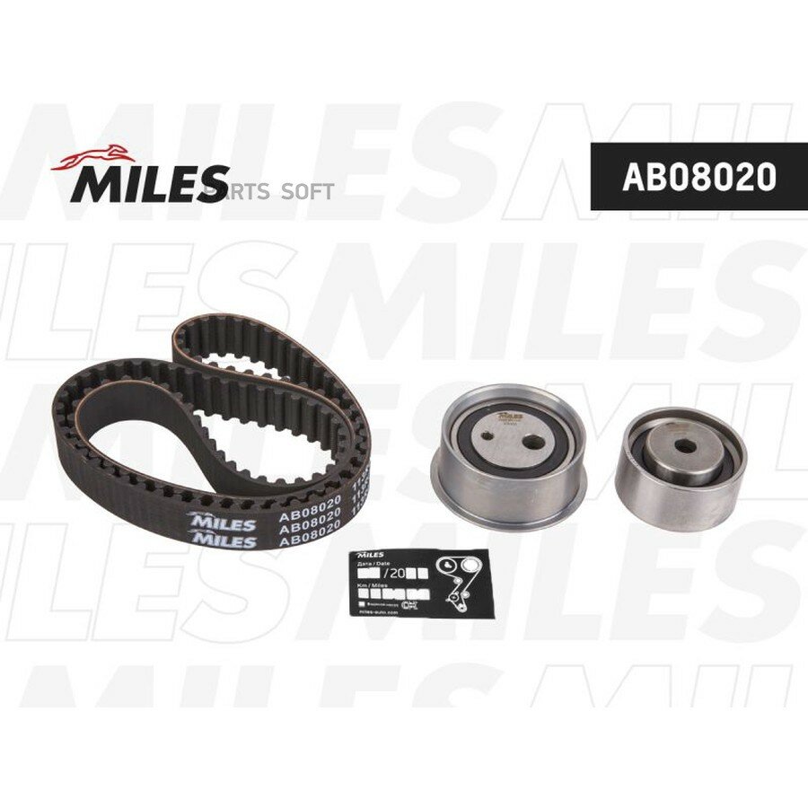 MILES AB08020 Комплект ремня ГРМ HYUNDAI ELANTRA/TUCSON/KIA SPORTAGE 2.0 96- ()