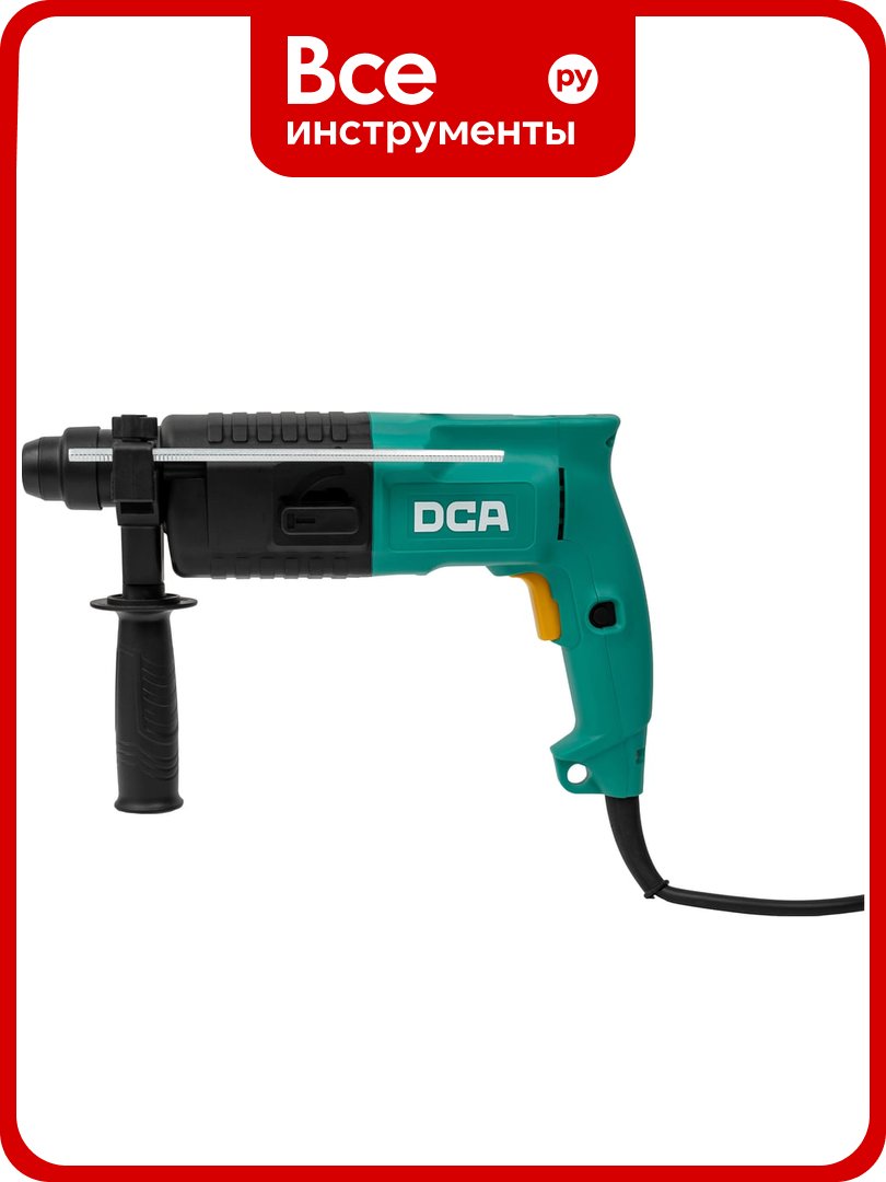 Перфоратор DCA AZC02-20, SDS-Plus, 500Вт, 2 режима, 3900уд/мин, 2.0Дж, 325х215х112мм