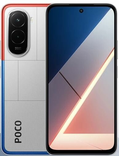 Смартфон Xiaomi Poco M7, 8/256 Gb, 6.88", 7000 мА·ч, цвет Silver (серебристый)