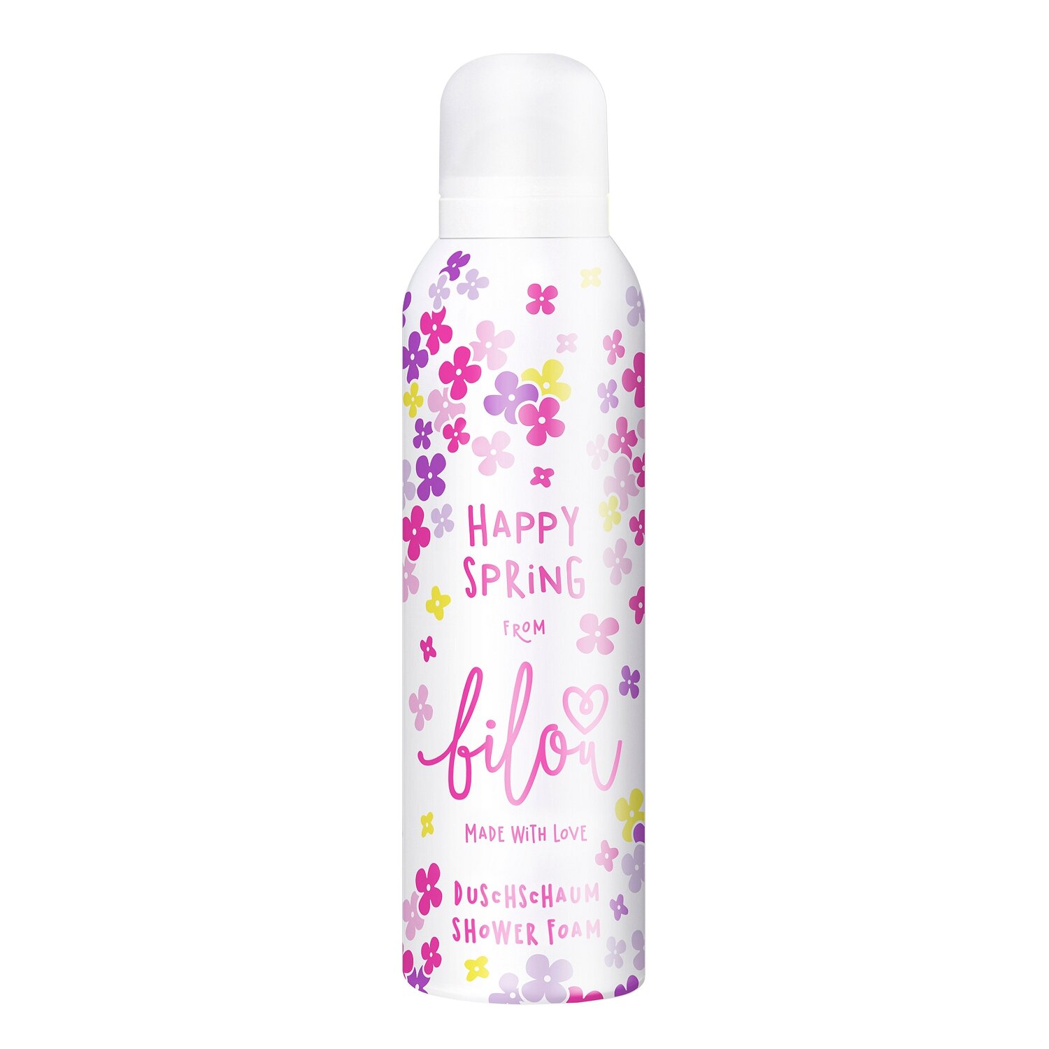 BILOU Happy Spring Пенка для душа с фруктово-цветочным ароматом 200 мл