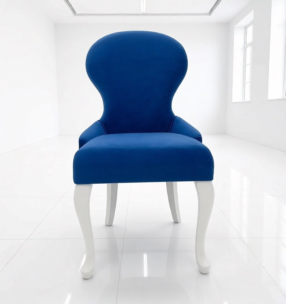(veg-s410-blu) Стул вега размер: 52 х 57 см, текстиль цвет синий