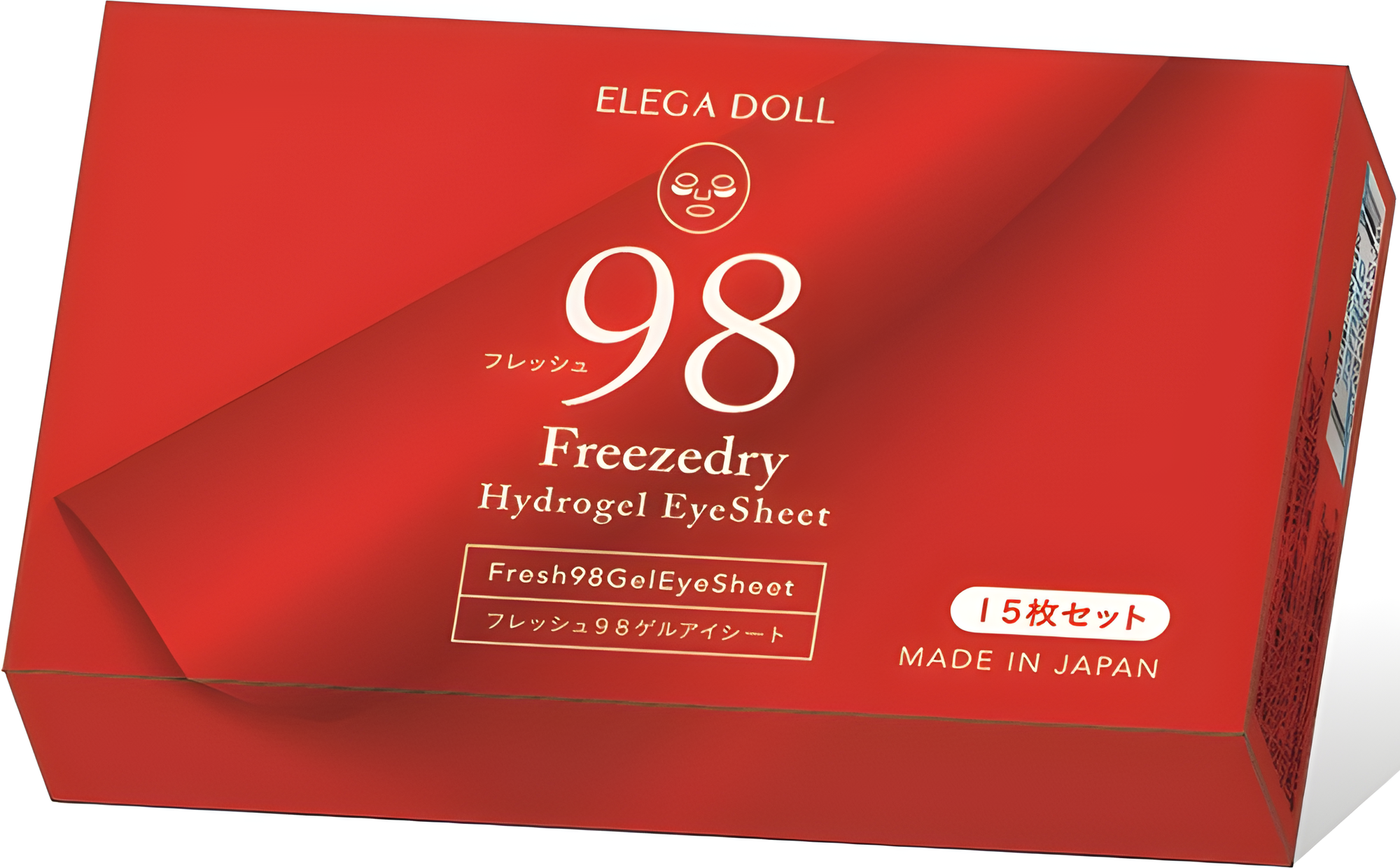 Quality First Гидрогелевые патчи для глаз с фуллереном (30 шт.) Elega Doll Fresh 98 Hydrogel Eye Sheet Plus 120ml