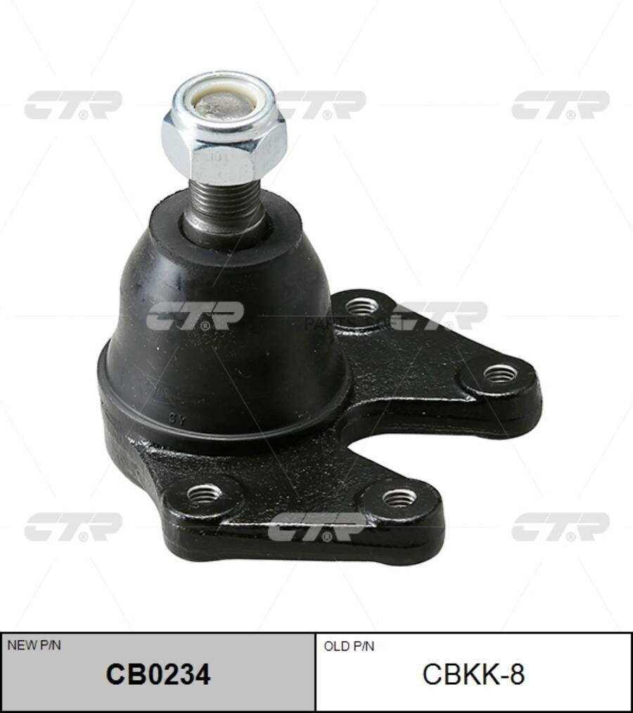CTR CB0234 CB0234_опора шаровая! замена CBKK-8\ KIA Sportage <02