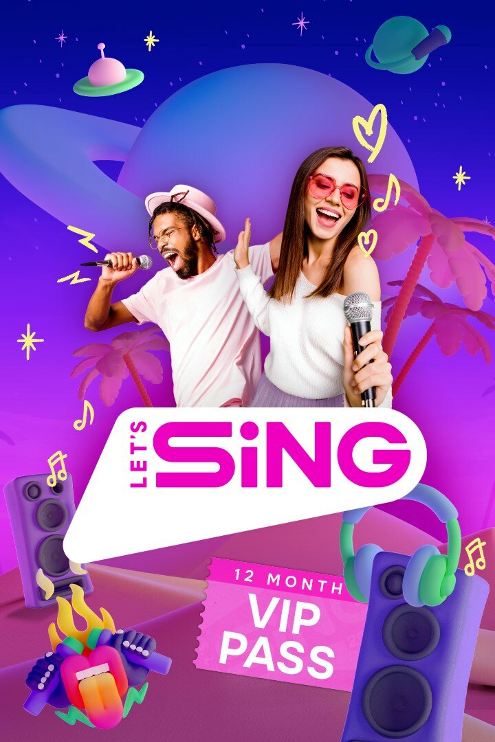 Let's Sing 2025 - 12 Months VIP Pass — DLC — дополнение (DLC) для Xbox / Microsoft Store · Xbox · цифровой ключ · нужна базовая игра
