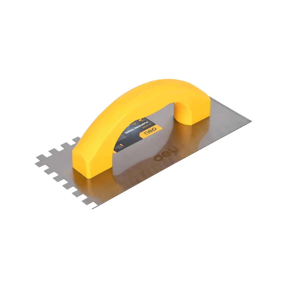 Отделочный инструмент кельма зубчатая прямоугольная Deli DL509310 230х100мм