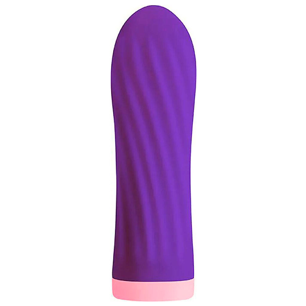 Вибропуля S Pleasures Twist&Shout, фиолетовая, S, силикон, 8,5 см