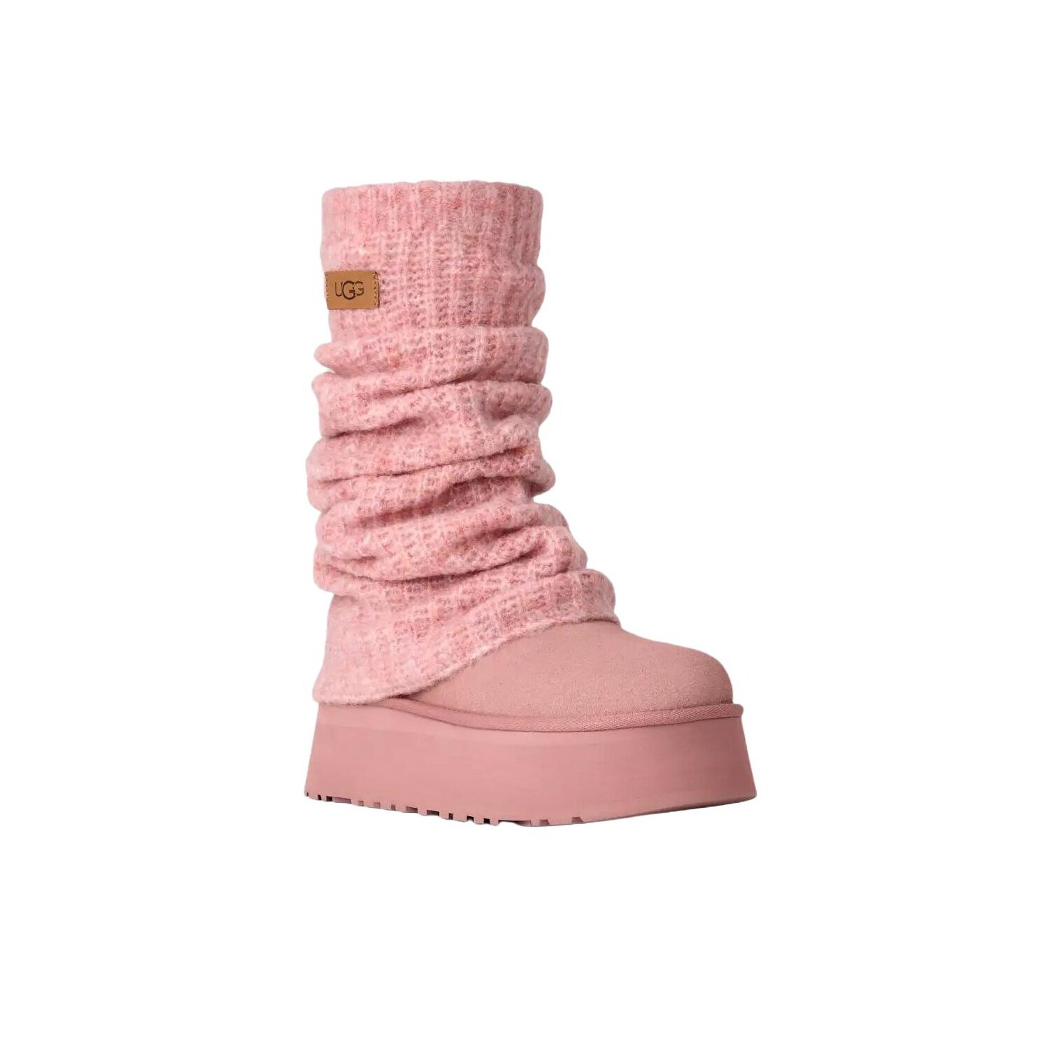 Угги UGG CLASSIC MINI, размер EU 38 стопа (24CM), розовый, — фото 1