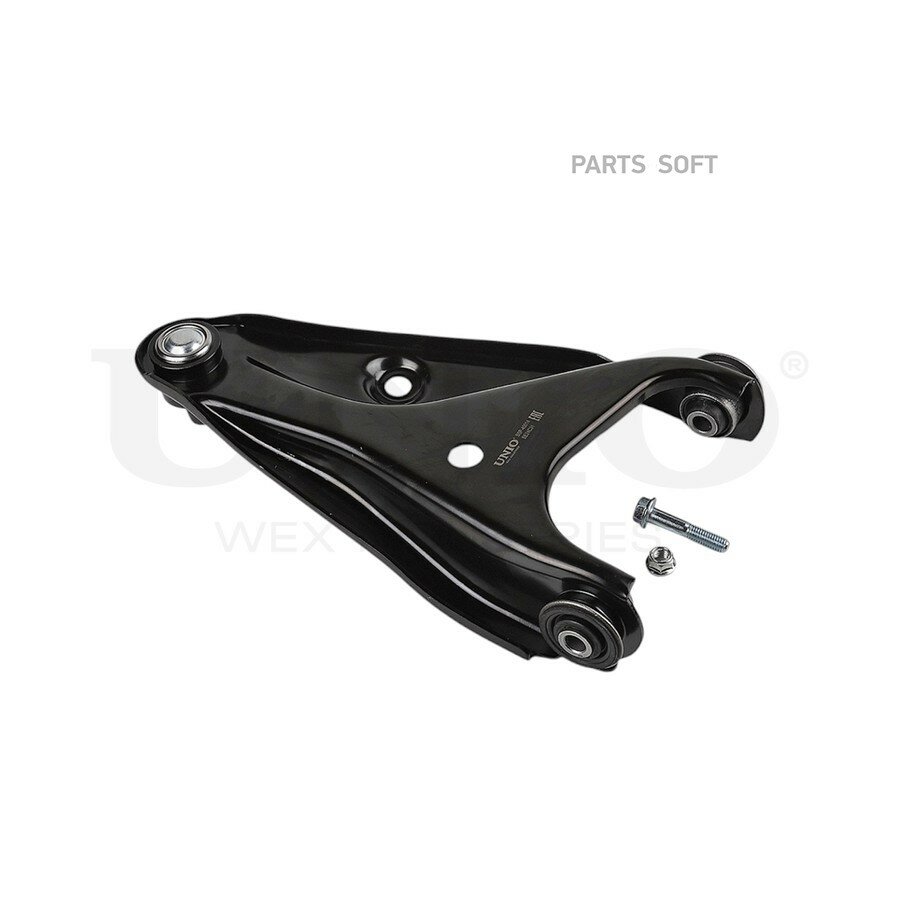 UNIO SSP-40014 Рычаг подвески поперечный передний нижний левый Lada Largus 12-, Renault Logan 04-, Sandero/Stepway