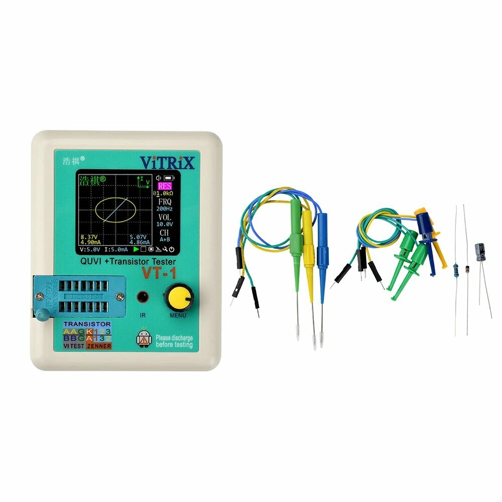 Gaqqee VT-1 TFT Тестер транзисторов