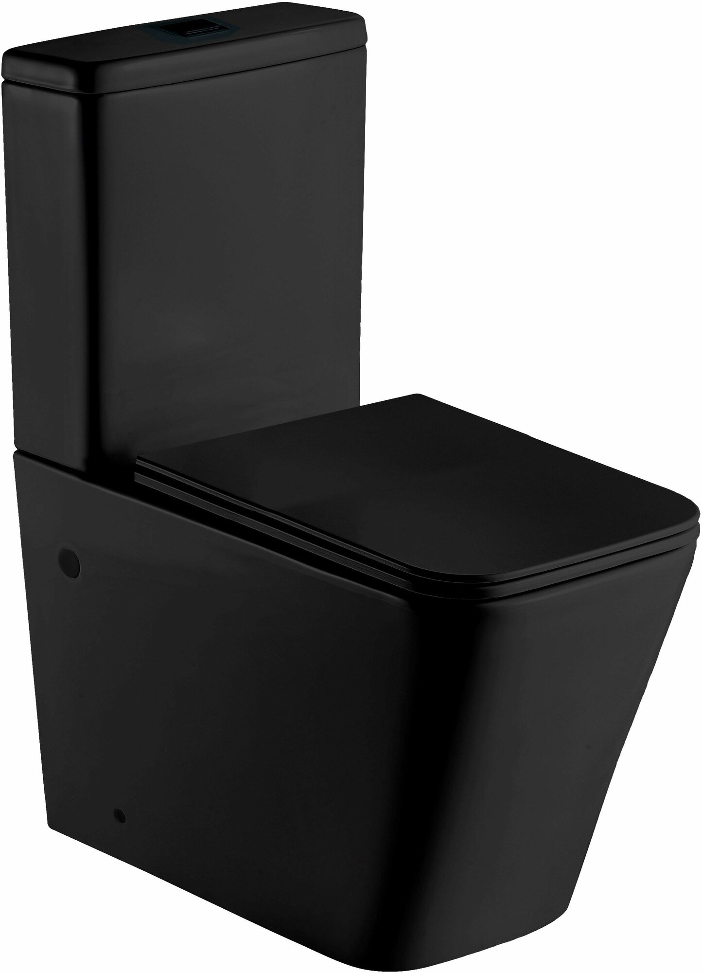 Унитаз WeltWasser компакт Gelbach 001 XL MT-BL черный матовый