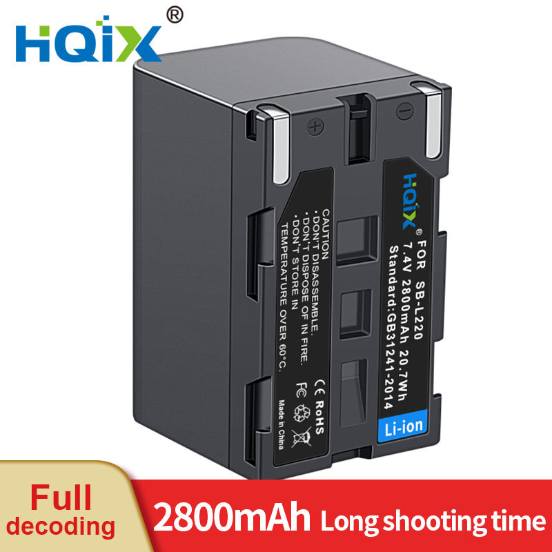 HQIX для Samsung VP-L500 L520 L530 L550 L610 L600 L610 L650 L2000 L3000 L4000 SC-L870 L901 L903 камера SB-L220 зарядное устройство Аккумулятор