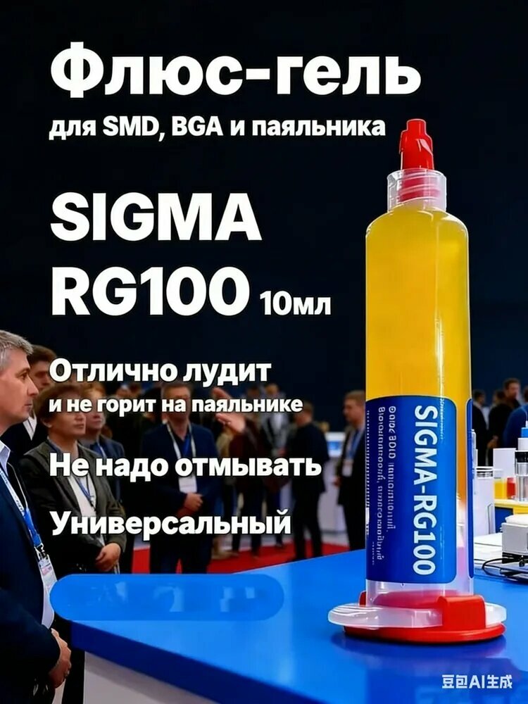 Флюс гель для лужения и пайки паяльником SIGMA RG100