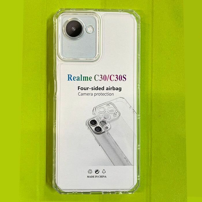 Чехол для смартфона X-Level с защитой камеры для Realme C30/C30S прозрачный