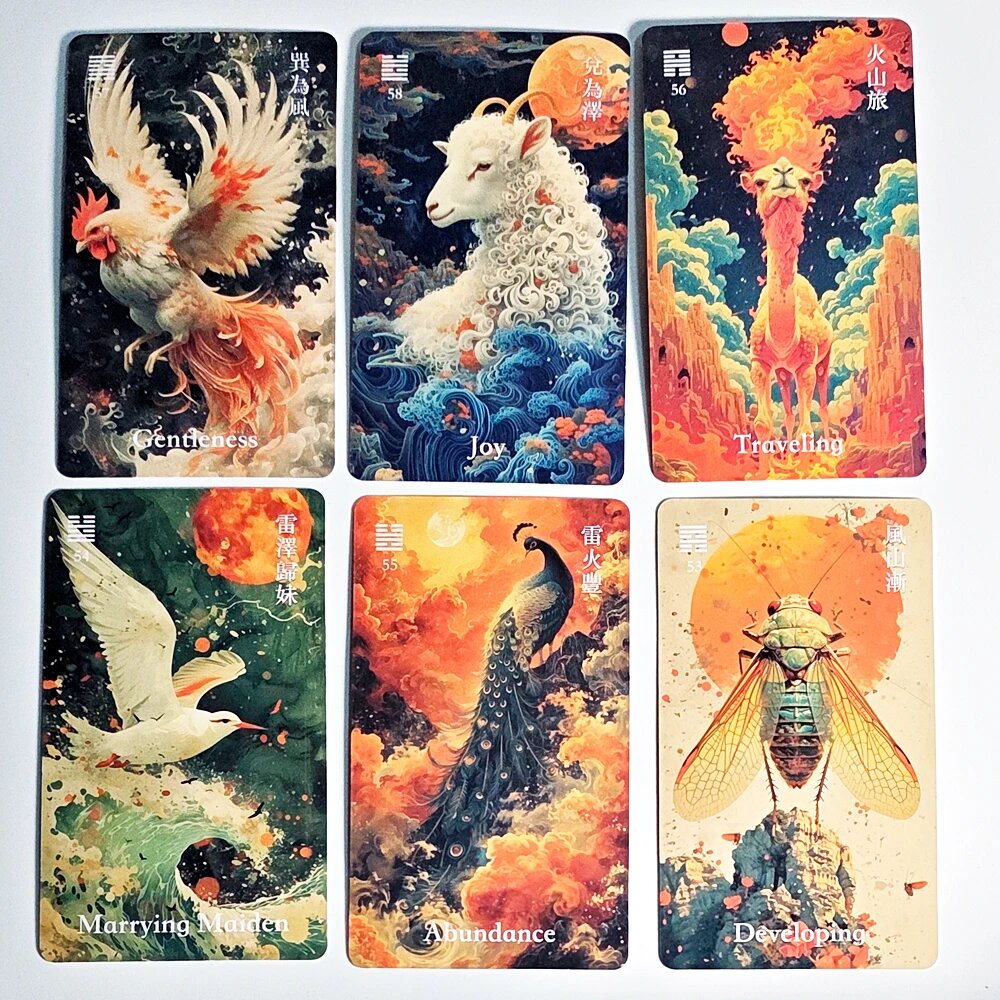 Колода карт I-Ching Oracle Dragon