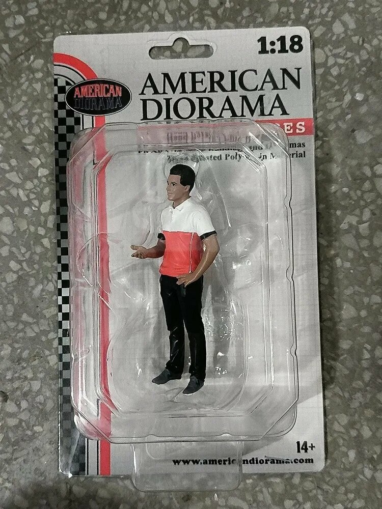 Машинка American Diorama 1/18 Race Crew doll resin Die-cast Alloy Car Model Collection Display Gift