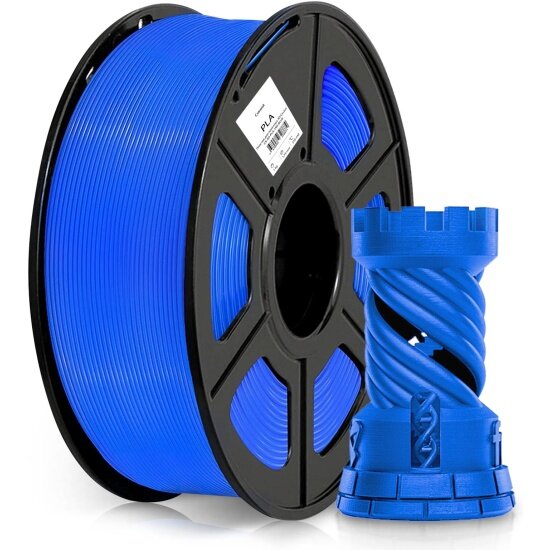 Пластик для 3D принтера Cactus CS-3D-PLA-1KG-BLUE PLA d1.75мм 1кг 1цв.