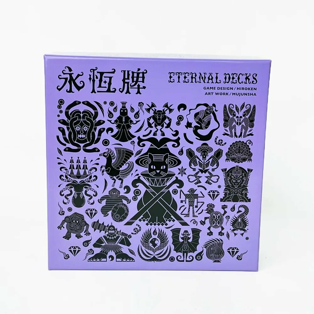 Настольная игра Eternal Decks: китайская версия, двуязычные карты, большой делюкс-комплект, для отдыха с друзьями.