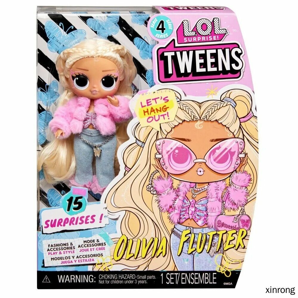 Кукла LOL Tweens Olivia Flutter Seria 4 - Лол Твинс Оливия Флуттер 588733 МГА