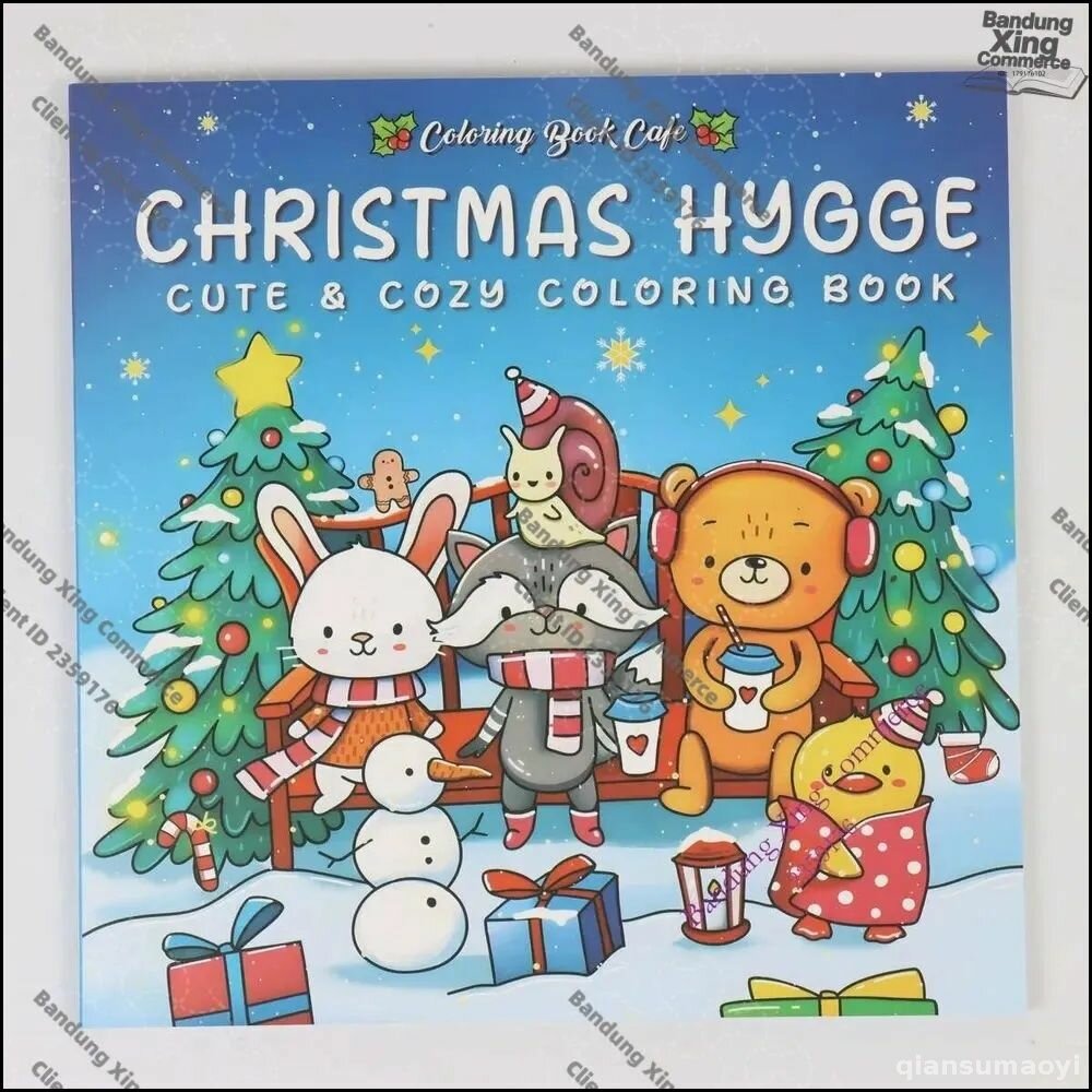 Раскраска антистресс для взрослых и подростков Coco Wyo -CHRISTMAS HYGGE 28